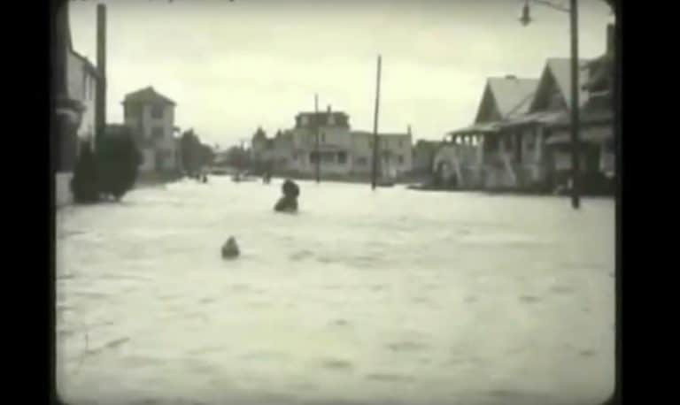 Cape May Concrete Ship In 1927 - Wildwood Video Archive