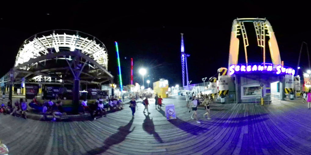 Adventure Pier in 360 - Wildwood Video Archive
