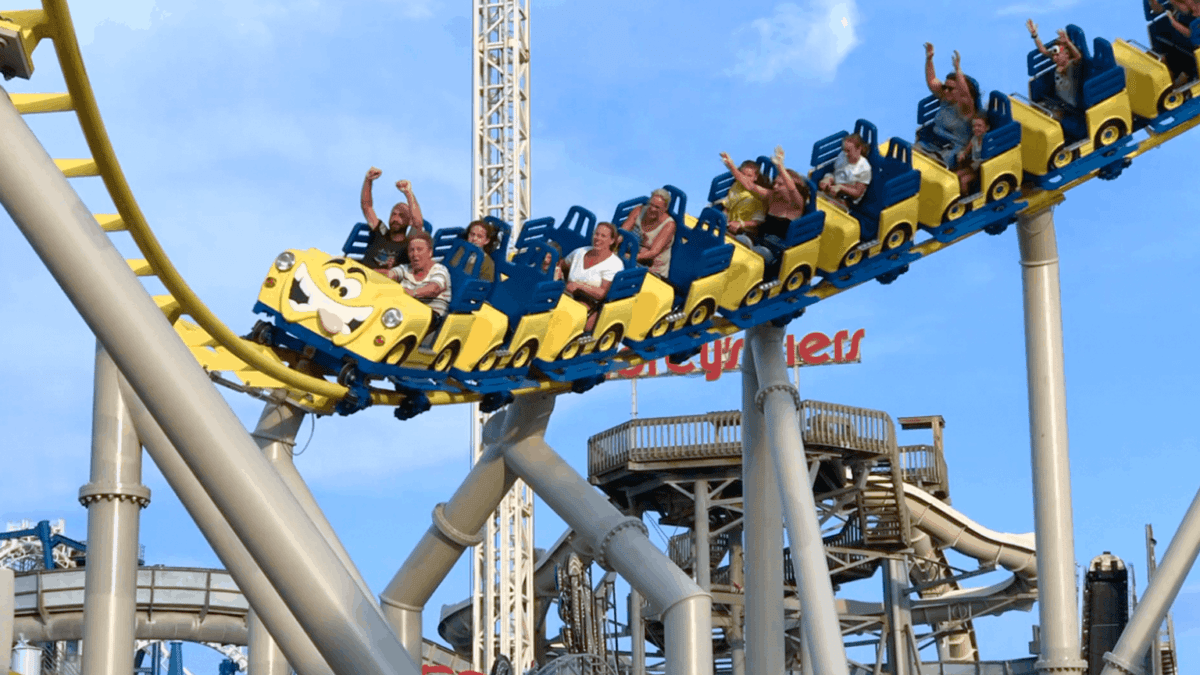 Touring The Runaway Tram Coaster! - Wildwood Video Archive