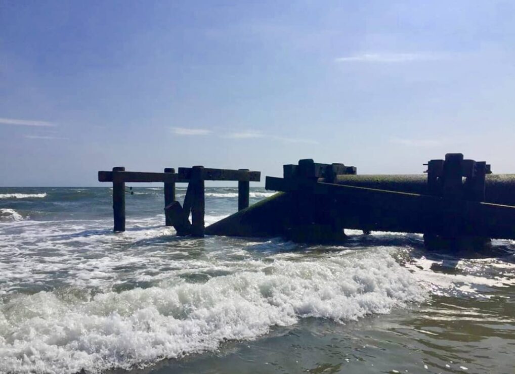 Outfall Pipe Collapse In North Wildwood - Wildwood Video Archive