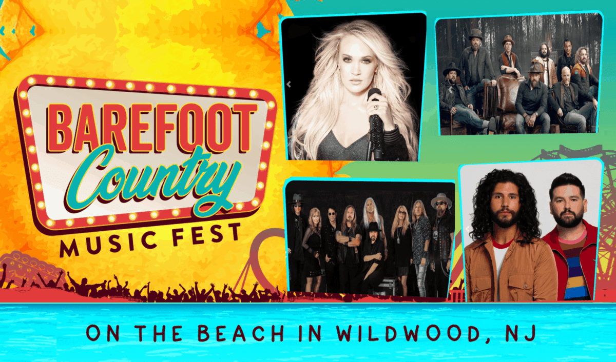 Barefoot Country Music Fest Announces New Headliners - Wildwood Video ...