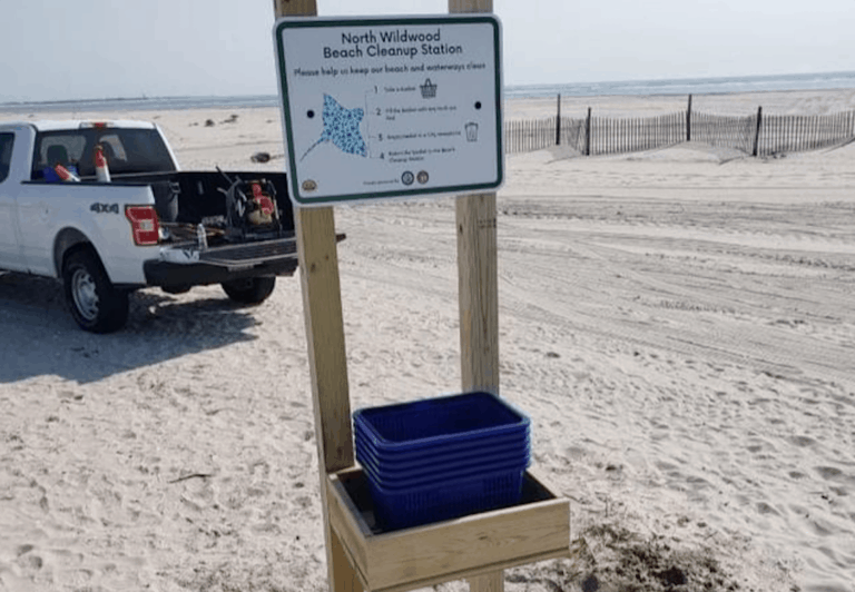 N. Wildwood Installs Beach Clean-Up Stations - Wildwood Video Archive