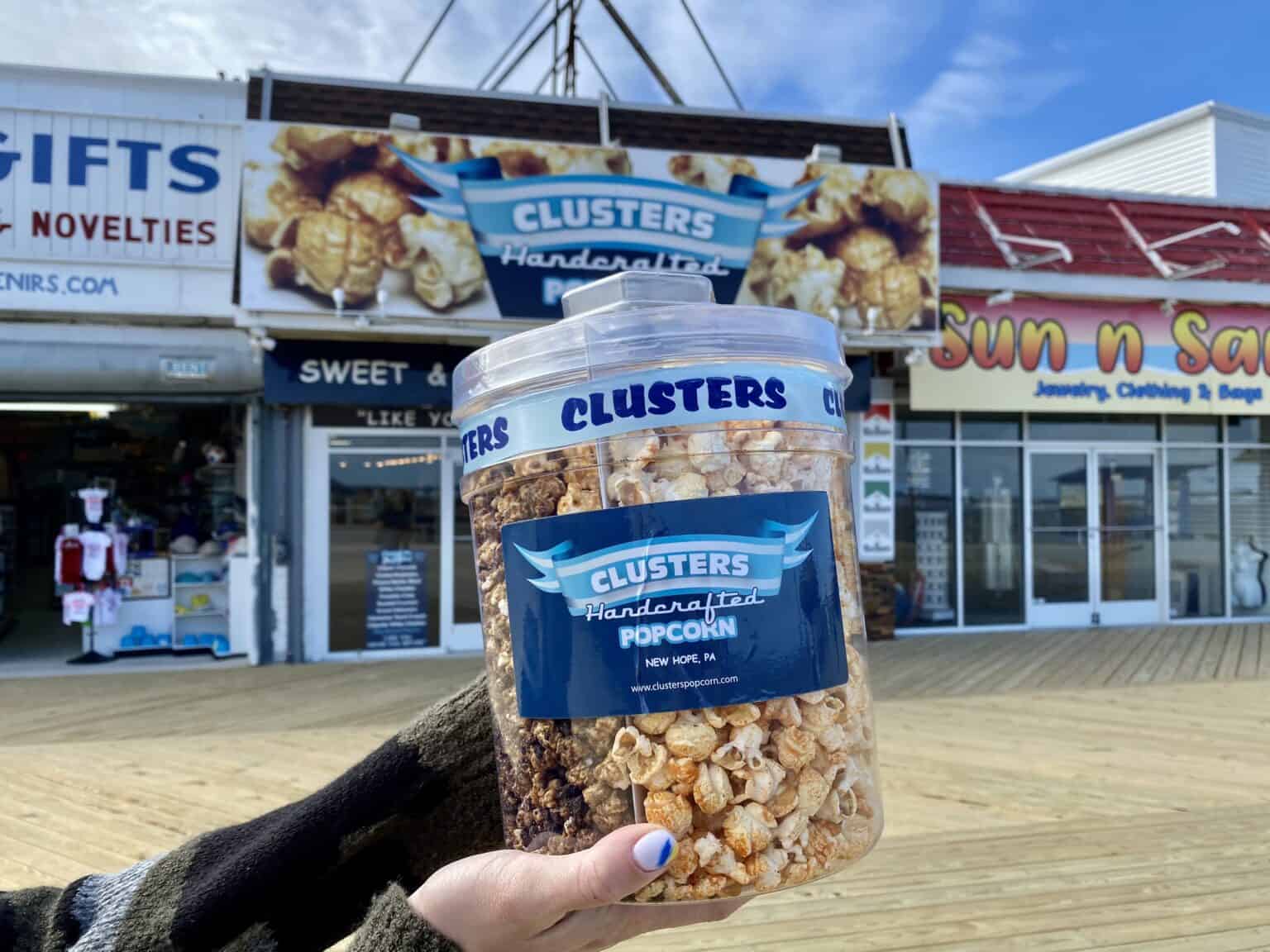 NEW on the Wildwood Boardwalk - Clusters Handcrafted Popcorn - Wildwood ...