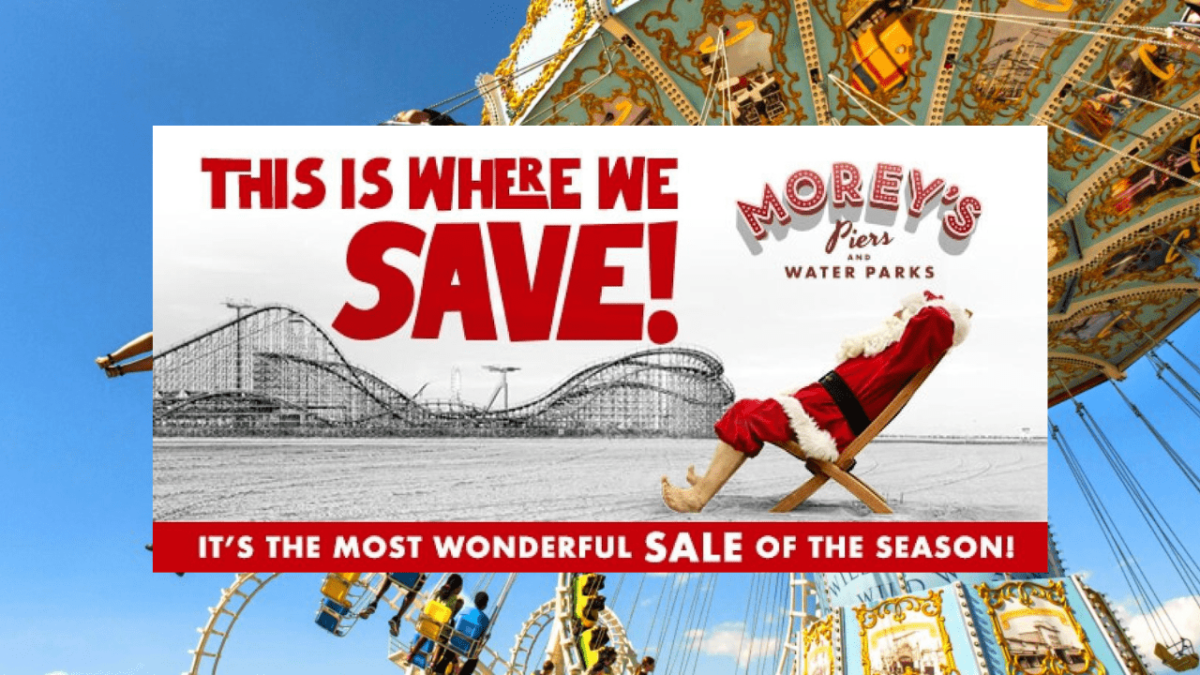 Morey’s Piers Holiday Sale Going on Now! - Wildwood Video Archive