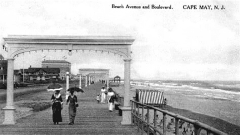 Cape May Brings Back Promenade Arches - Wildwood Video Archive