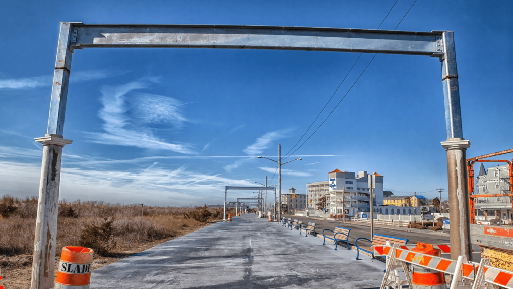 Cape May Brings Back Promenade Arches - Wildwood Video Archive