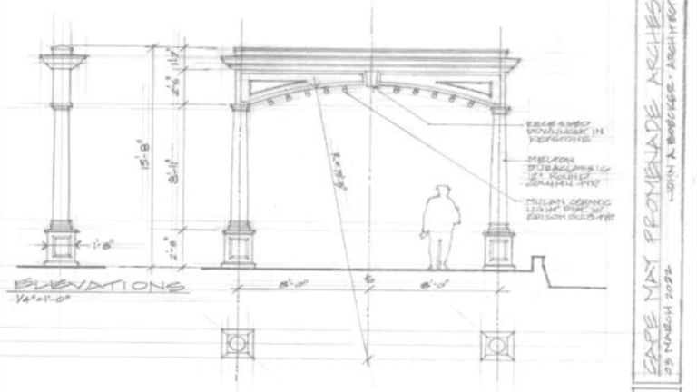Cape May Brings Back Promenade Arches - Wildwood Video Archive