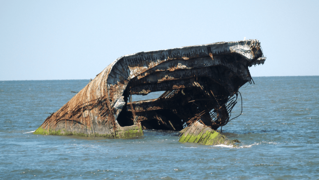 The Death of New Jersey's Concrete Ship - Wildwood Video Archive