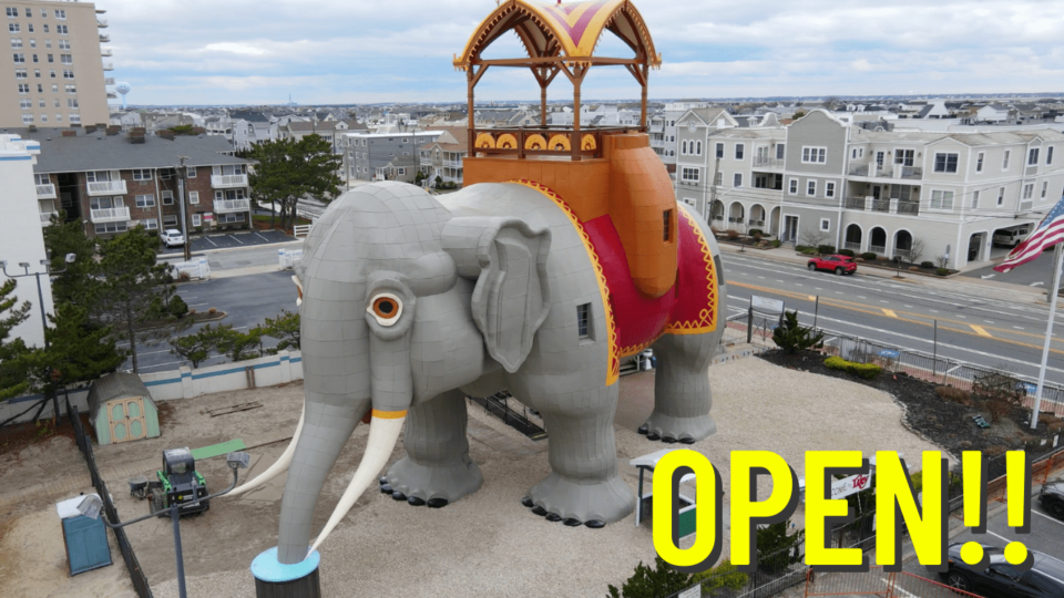 Lucy the Elephant Is Finally Open! - Wildwood Video Archive