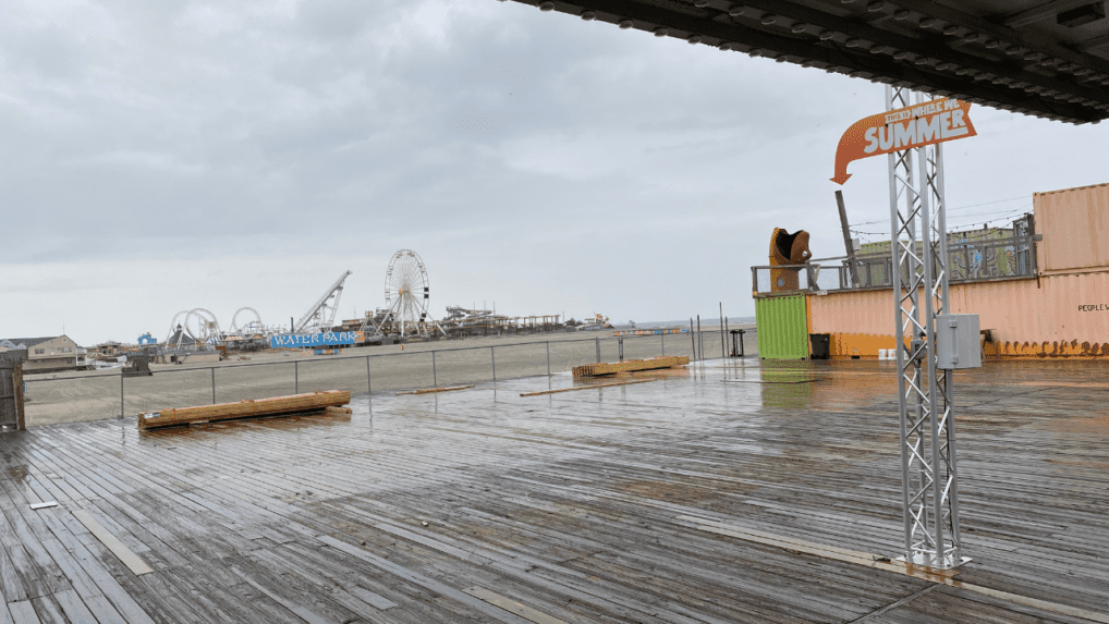 Massive Construction on Morey’s Adventure Pier - Wildwood Video Archive