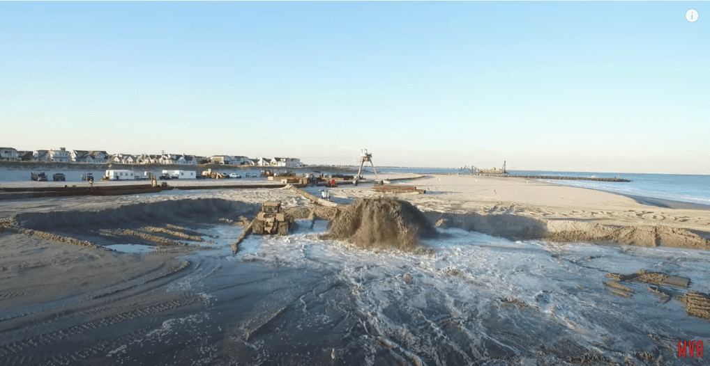 Avalon and Stone Harbor Beach Replenishment Underway - Wildwood Video ...