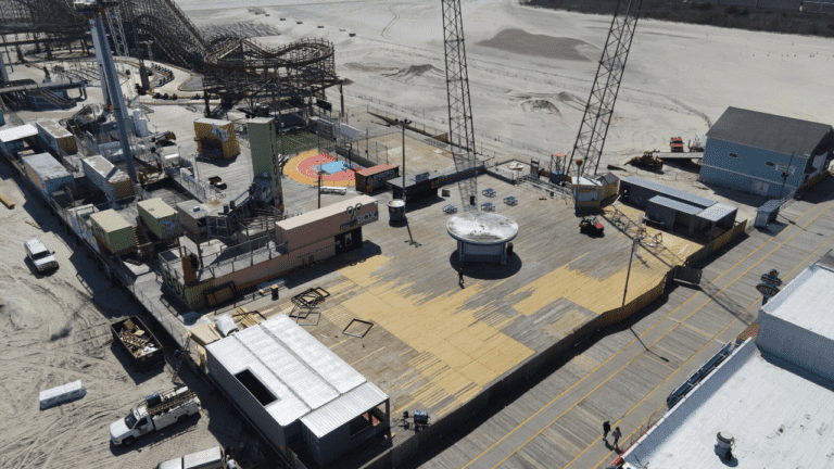 Morey’s Adventure Pier Construction Update - Wildwood Video Archive