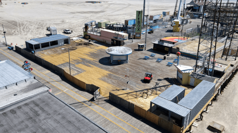 Morey’s Adventure Pier Construction Update - Wildwood Video Archive
