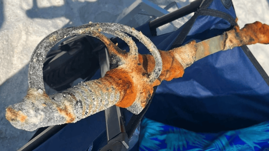 Ancient Sword Found On Florida Beach - Wildwood Video Archive