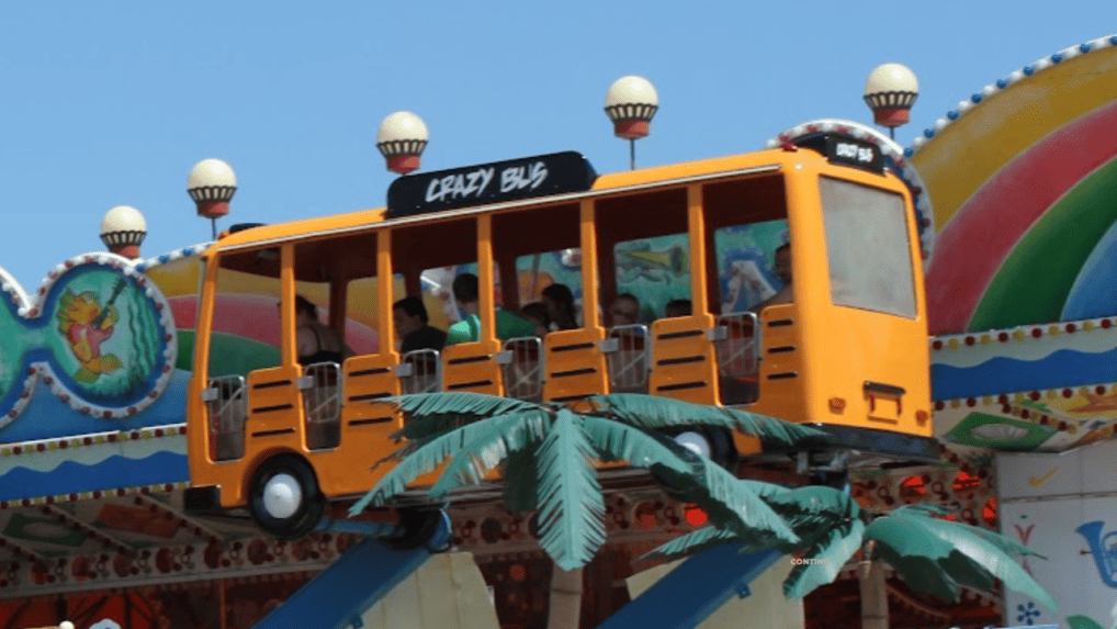 Crazy Bus Morey's Piers - Wildwood Video Archive