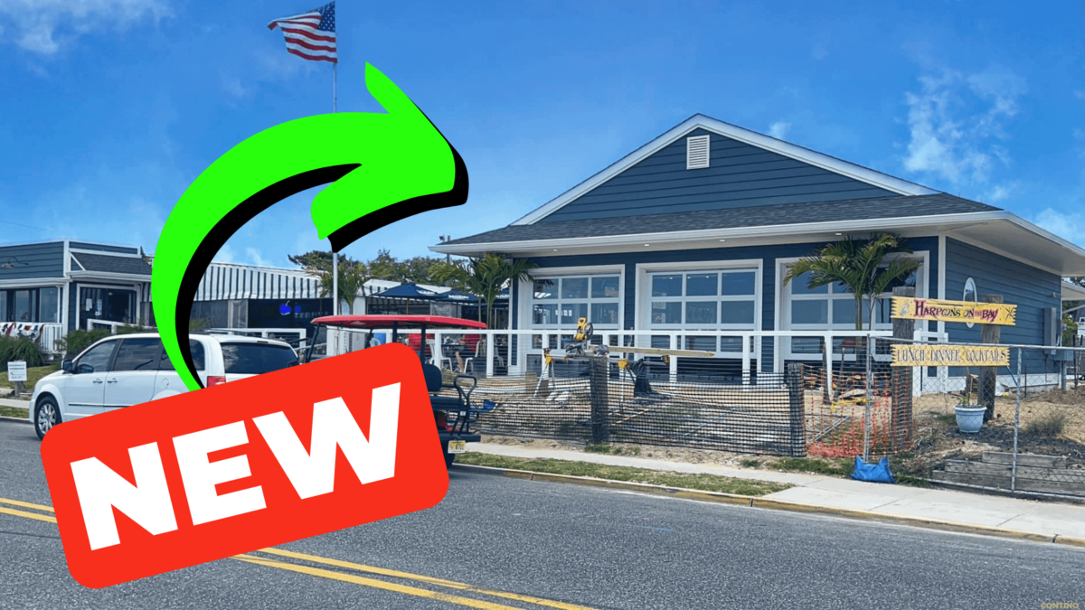 Harpoons on the Bay Adds NEW Bar! - Wildwood Video Archive