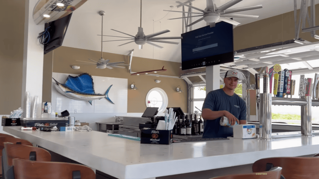 Harpoons on the Bay Adds NEW Bar! - Wildwood Video Archive