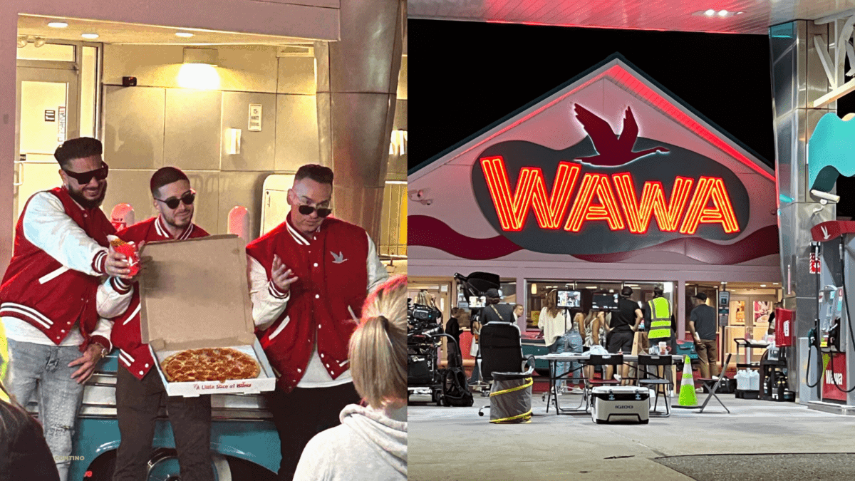 Jersey Shore Cast Seen Filming At Jersey Shore Wawa - Wildwood Video ...