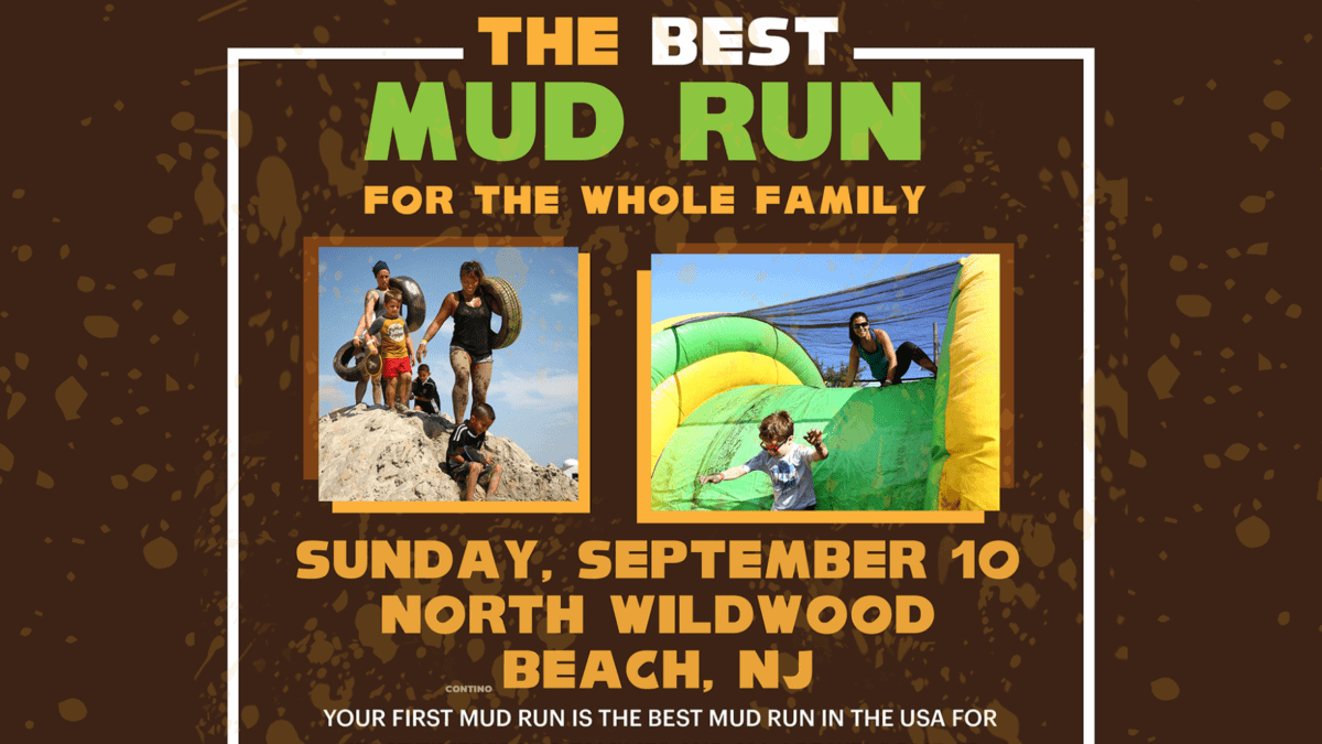 6th Annual Wildwood NJ Mud Run Details 2023 - Wildwood Video Archive