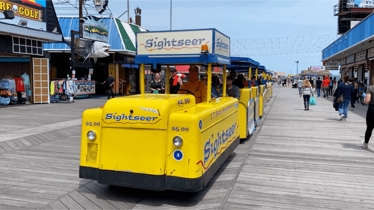 Wildwood Boardwalk Tram Car 2023 End Dates - Wildwood Video Archive