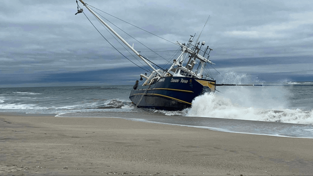 Susan Rose Sinks Off Jersey Coast - Video - Wildwood Video Archive