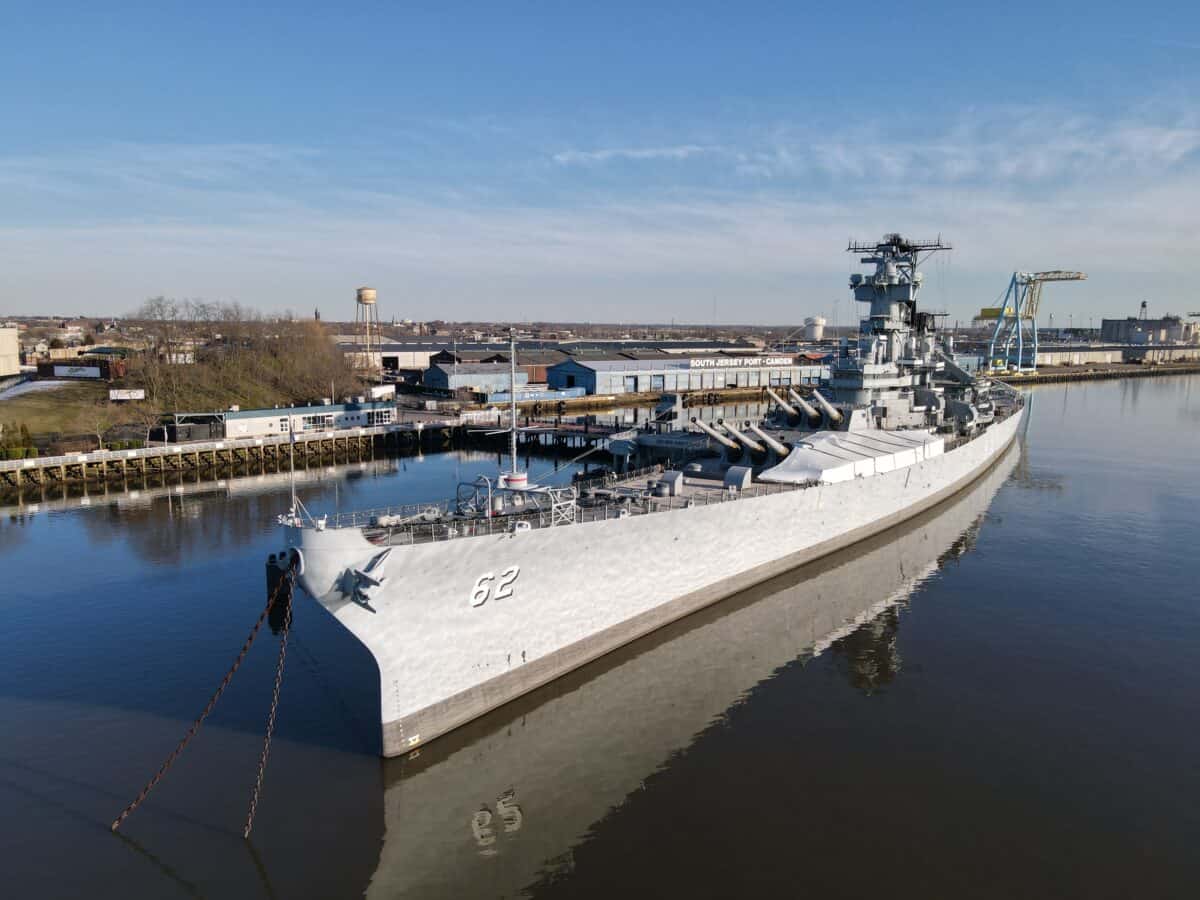 Battleship New Jersey Prepares For Dry-Docking - Wildwood Video Archive