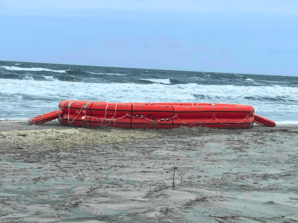 Mysterious Raft Washes Up on Jersey Beach - Wildwood Video Archive