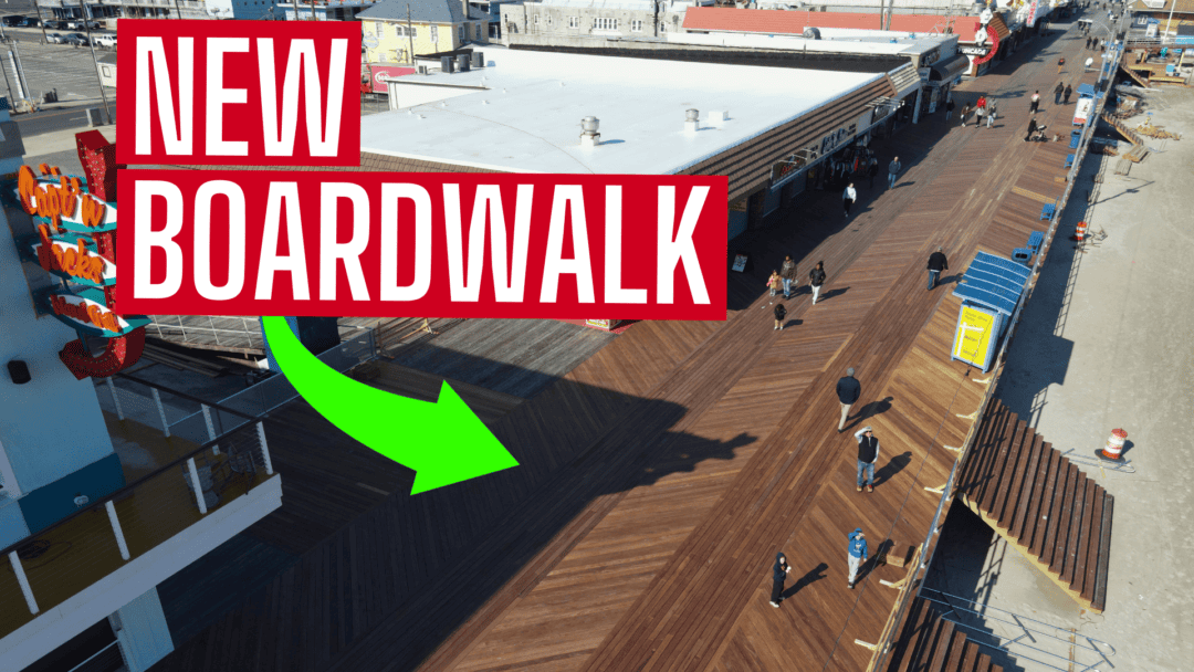 NEW Wildwood Boardwalk Drone Tour 2024 - Wildwood Video Archive