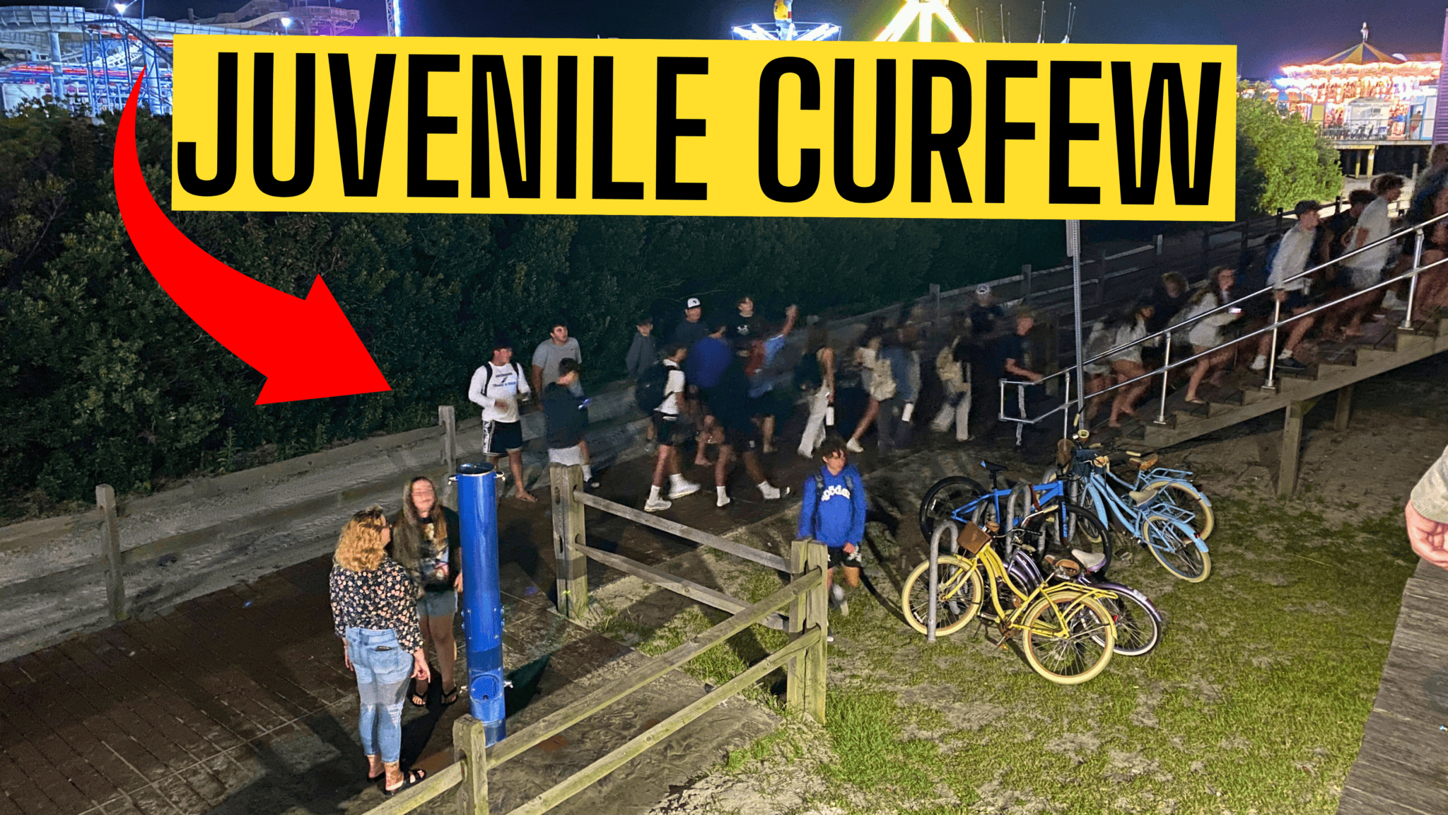 North Wildwood Strengthens Juvenile Curfew Laws - Wildwood Video Archive