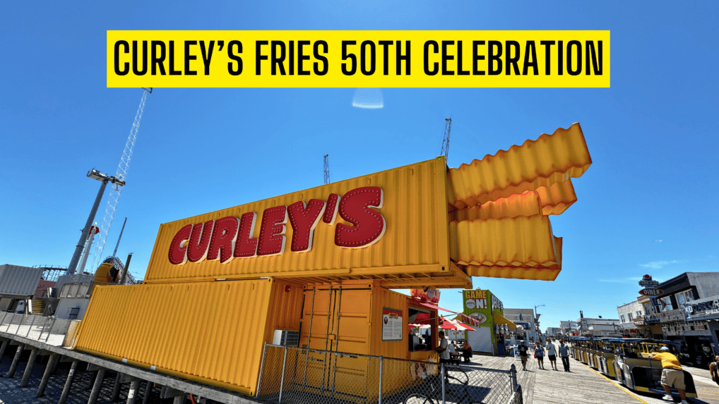 Curley’s Fries 50th Anniversary Celebration at Morey’s Piers! - Wildwood Video Archive