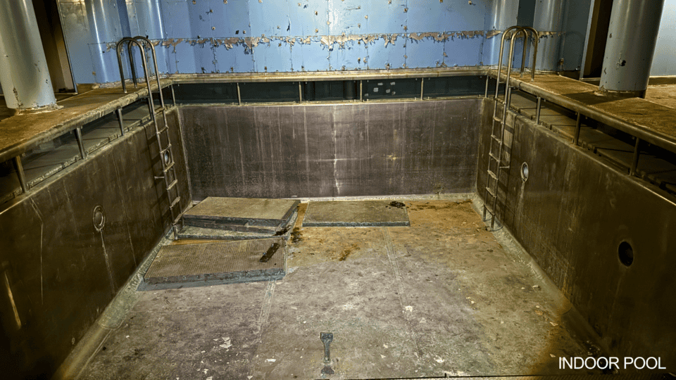 Exploring Inside the SS United States - 4K Video - Wildwood Video Archive