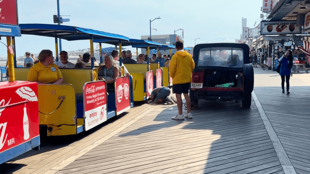 The Dance of the Wildwood Tramcar - Switching Tramcars - Wildwood Video Archive