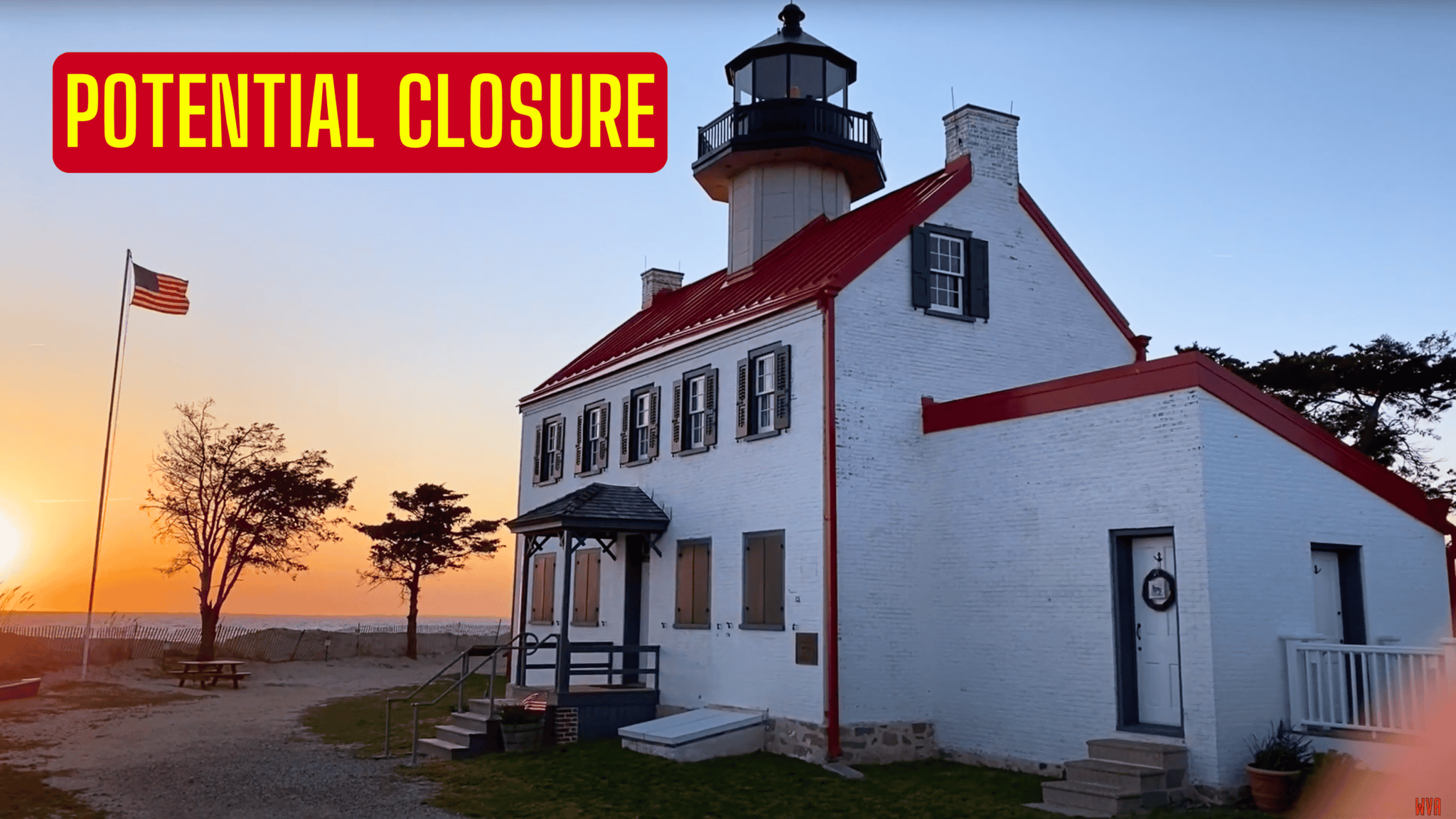 The East Point Lighthouse Faces Potential Closure - Wildwood Video Archive