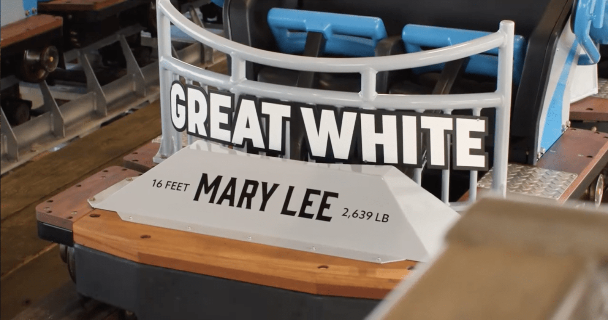 Great White Roller Coaster Gets Major Upgrade - Wildwood Video Archive
