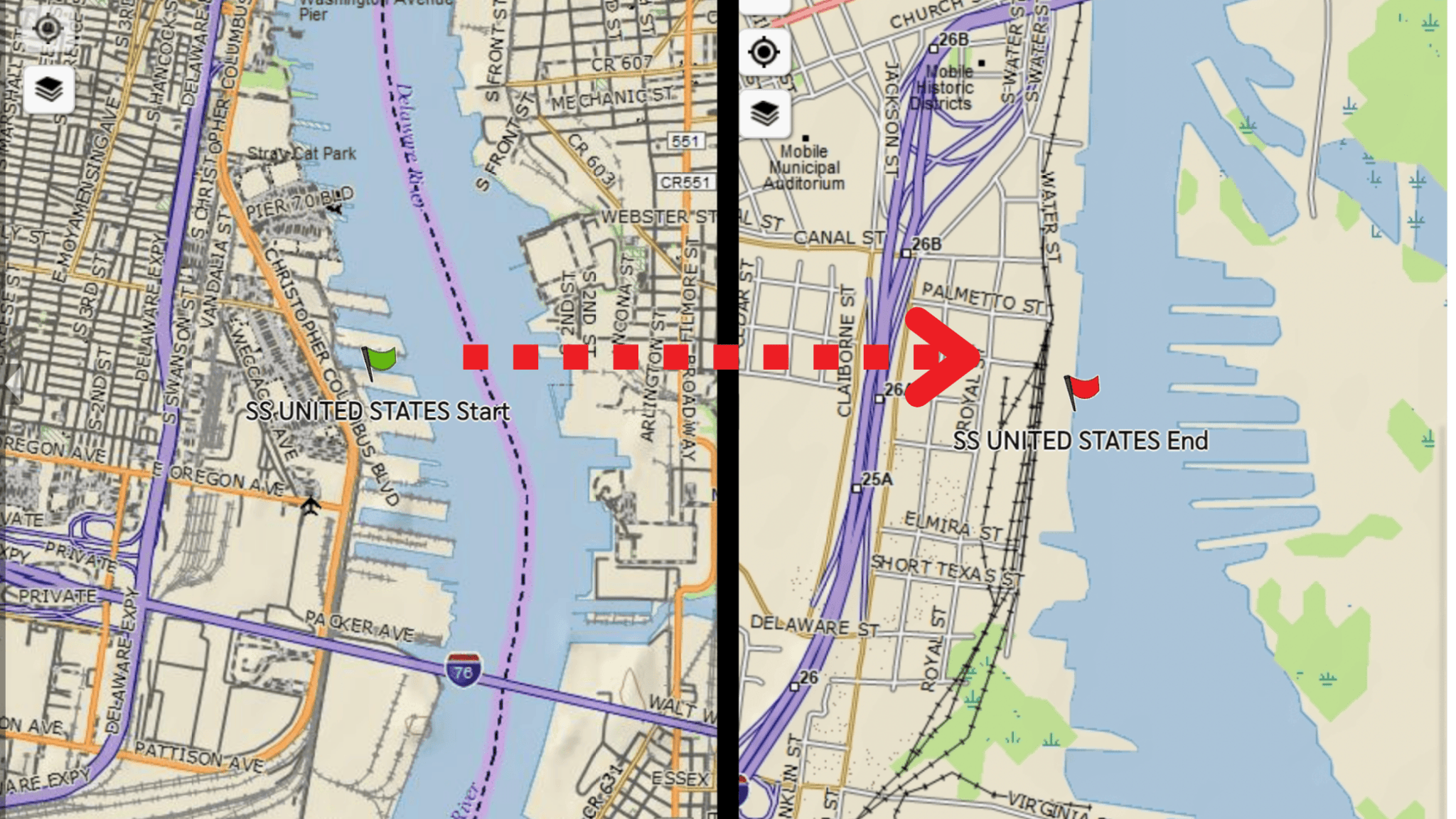 Track the SS United States on Her Historic Journey - Wildwood Video Archive