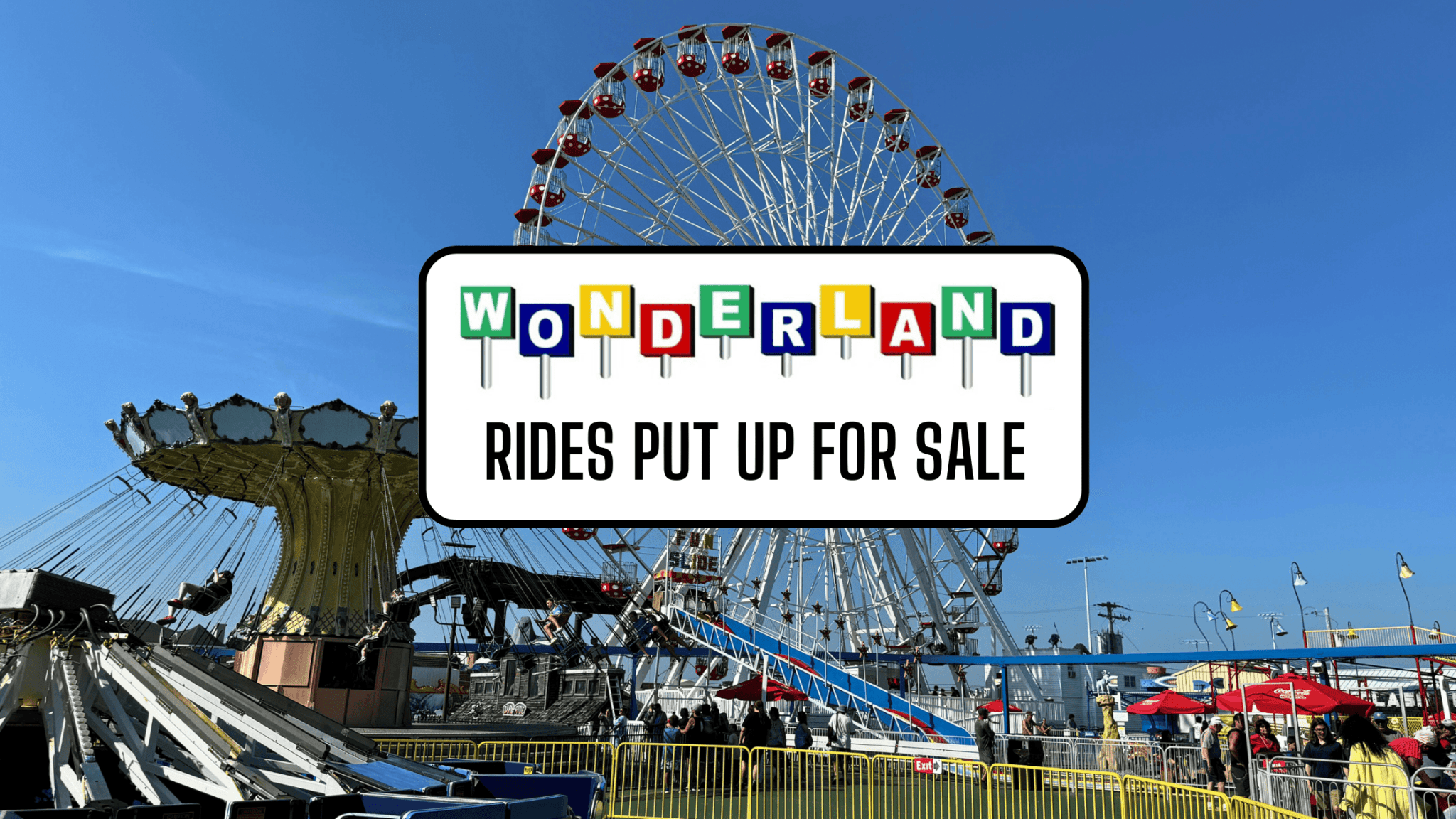 Wonderland Pier Rides Up For Sale - Wildwood Video Archive