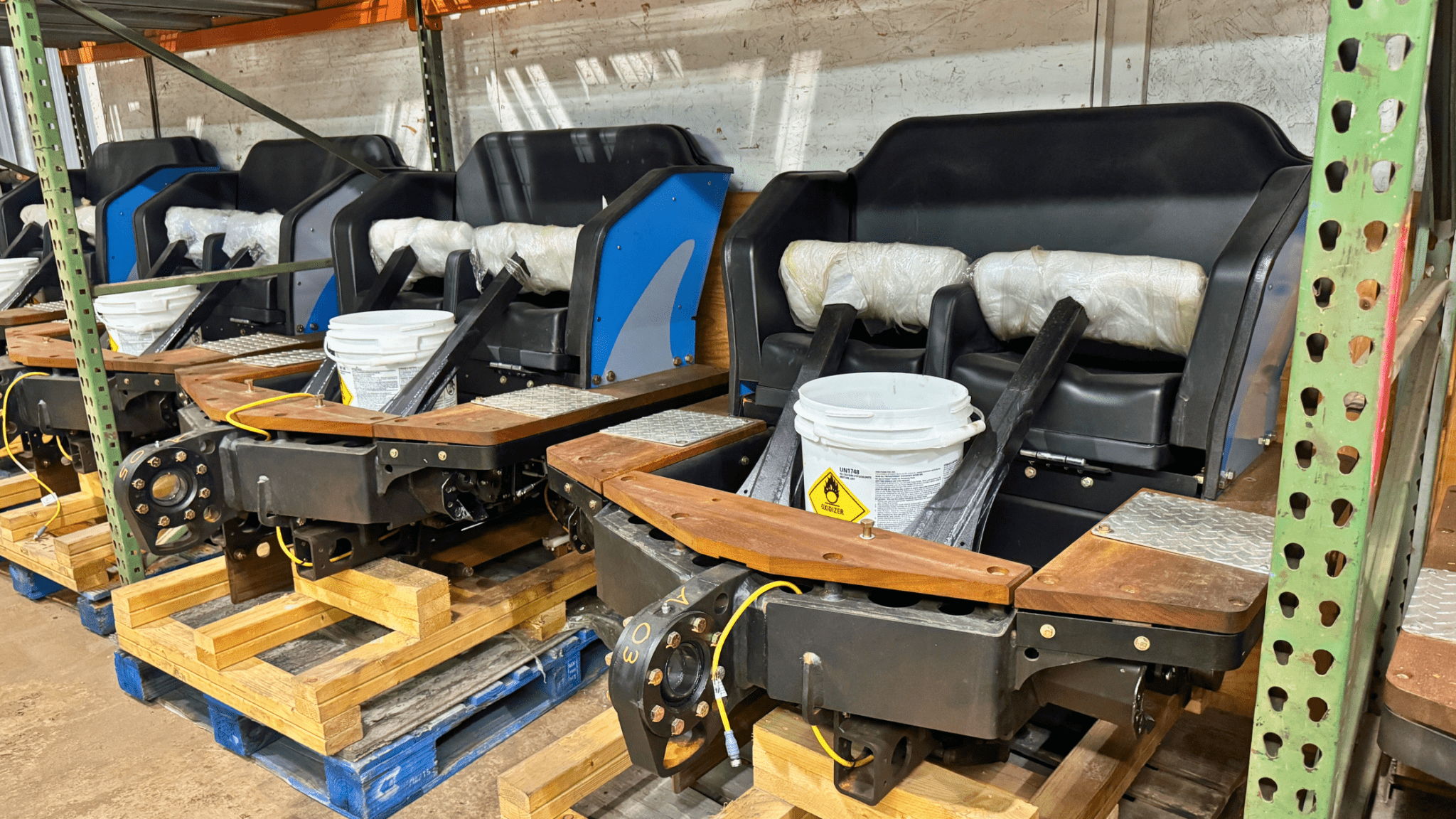 FIRST LOOK: Morey's NEW Great White Coaster Trains - Wildwood Video Archive