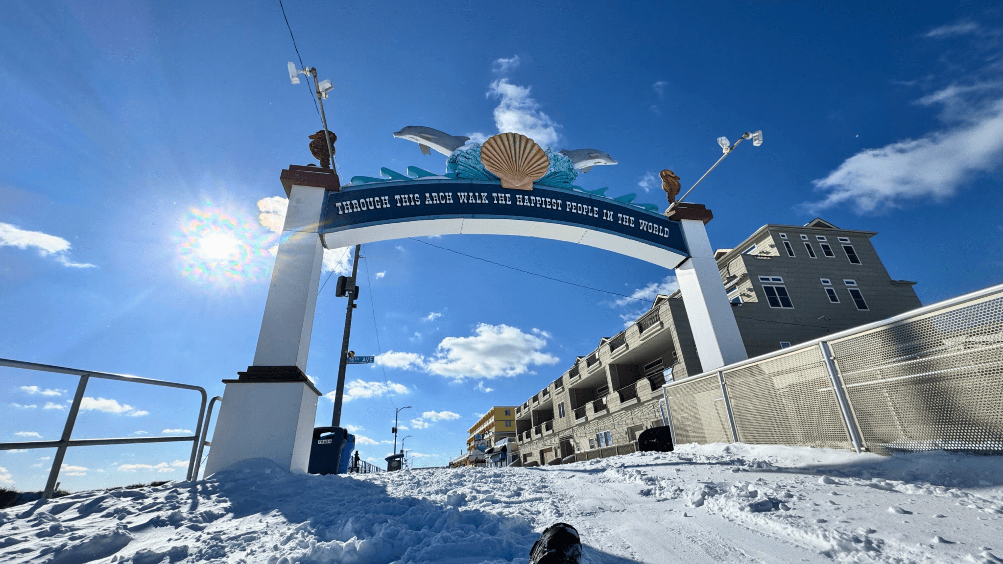 Views From A Snow Day in Wildwood - Wildwood Video Archive