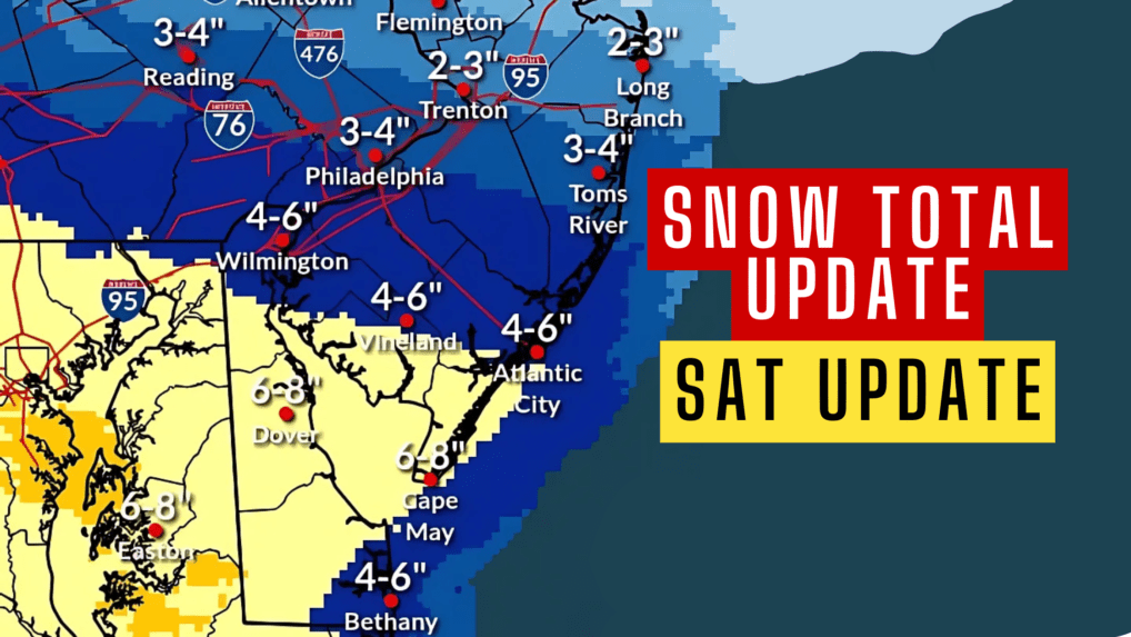 What To Expect on Monday’s Snow Storm - Saturday Night Update - Wildwood Video Archive