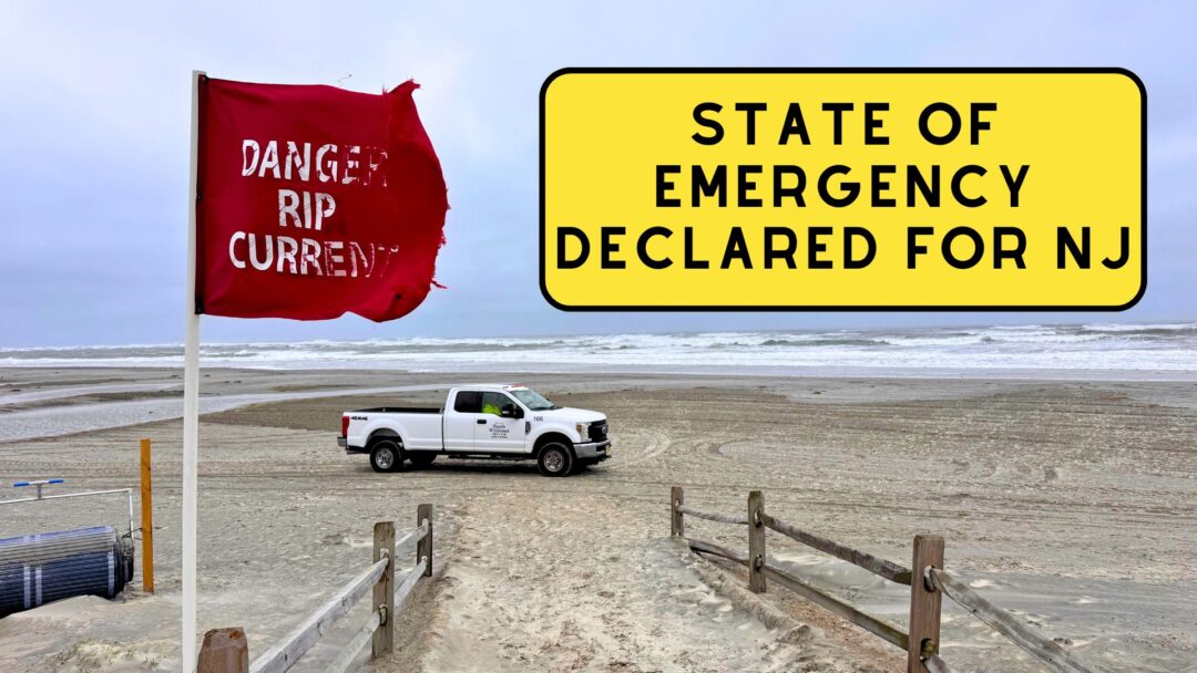 State of Emergency Declared for NJ - Hurricane Erin - Wildwood Video ...