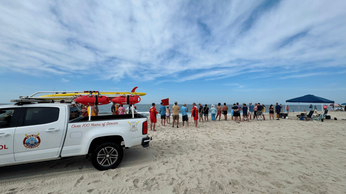 UPDATE - Search Underway for Missing Swimmer in Cape May as Beaches ...