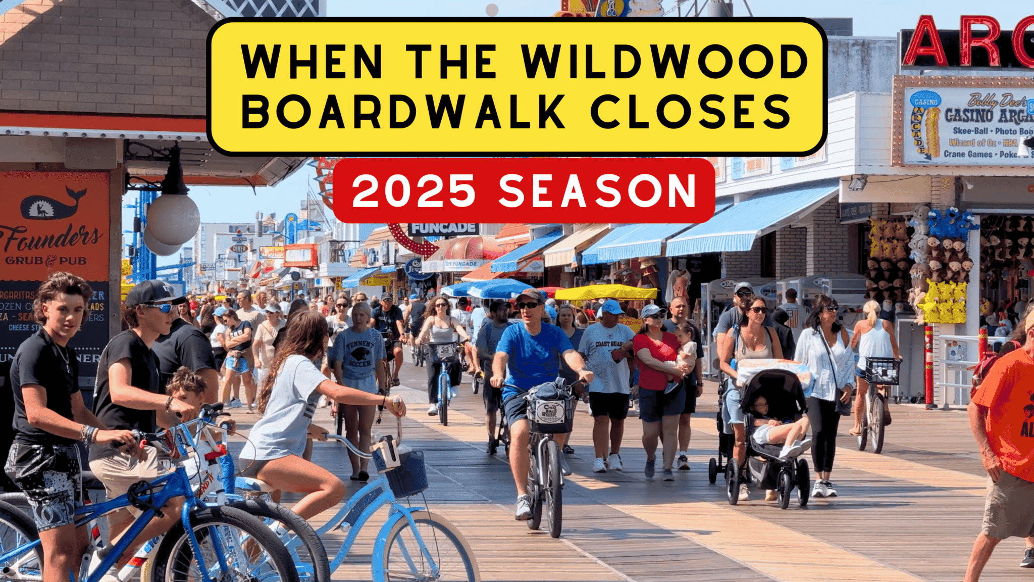 When Does The Wildwood Boardwalk Close For The 2025 Season? - Wildwood Video Archive