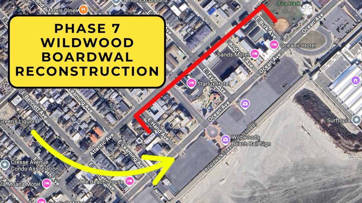 Wildwood Boardwalk Reconstruction Project Phase 7 Details - Wildwood Video Archive