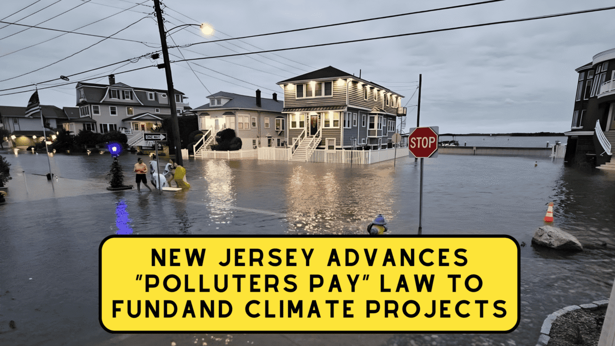 New Jersey Advances “Polluters Pay” Law to Fund Flood Protection and ...
